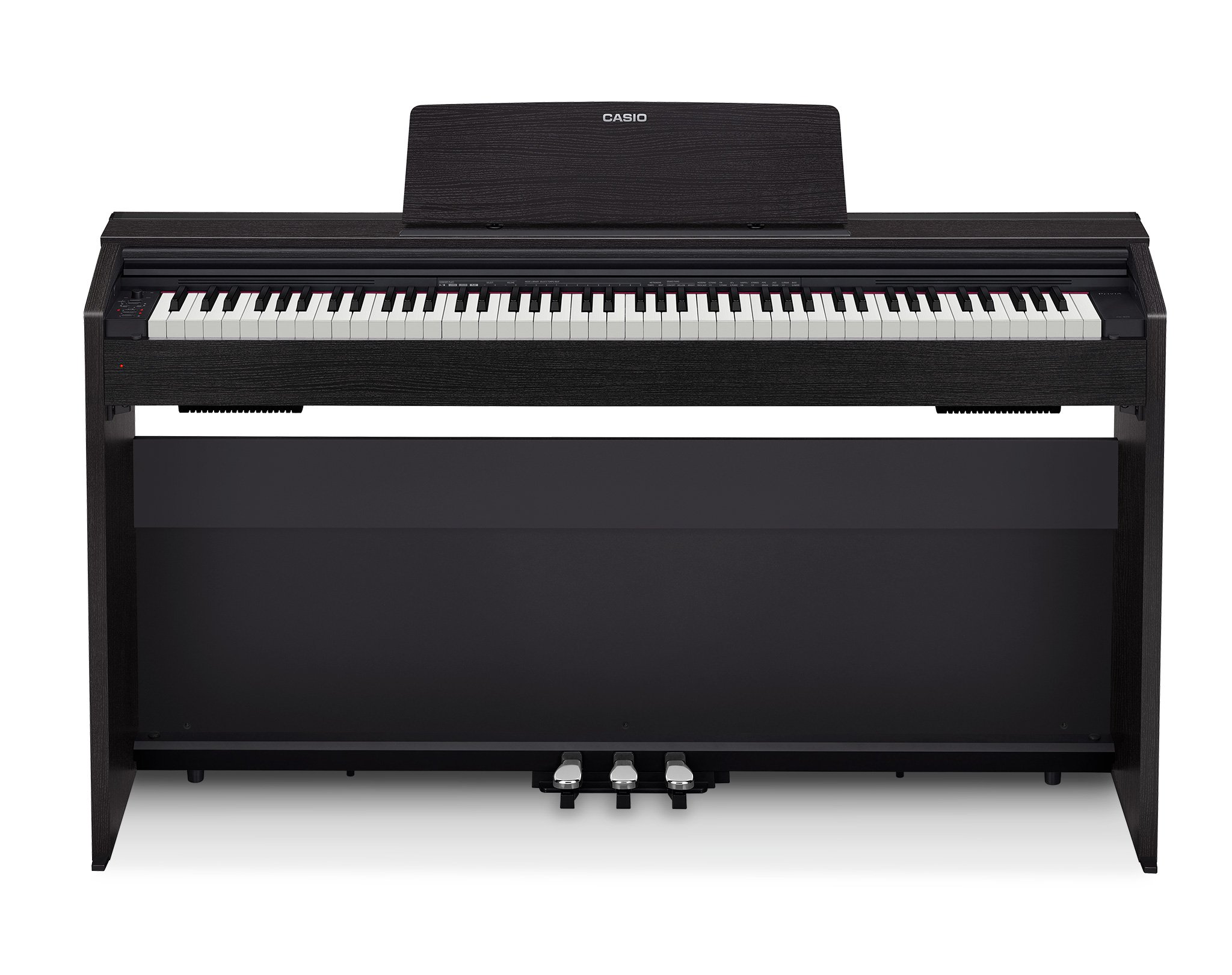 Casio Privia PX-870 Digital Piano - Black Bundle with Furniture Bench, Headphone, Instructional Book, Online Piano Lessons, Austin Bazaar Instructional DVD, and Polishing Cloth