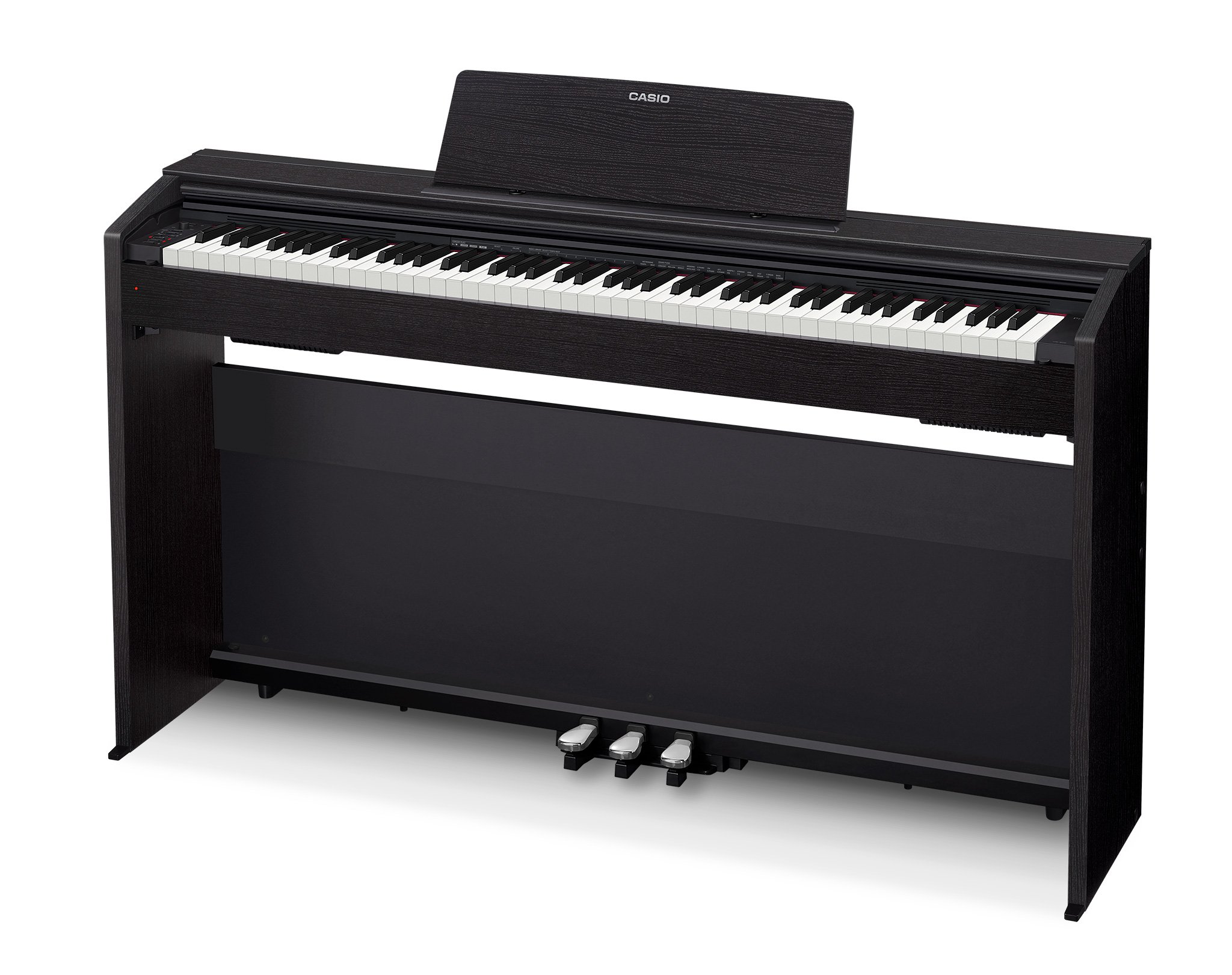 Casio Privia PX-870 Digital Piano - Black Bundle with Furniture Bench, Headphone, Instructional Book, Online Piano Lessons, Austin Bazaar Instructional DVD, and Polishing Cloth