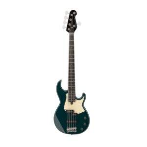 yamaha bb435 bb-series 5-string bass guitar, teal blue