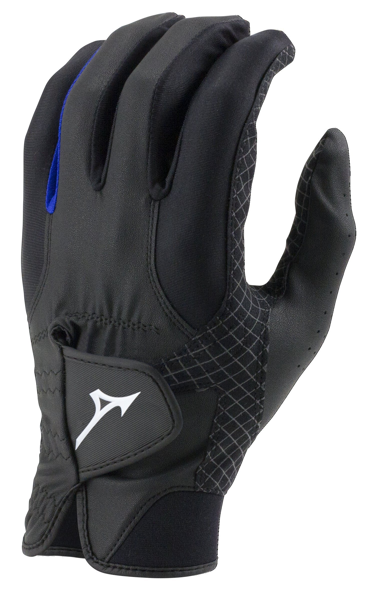 Mizuno 2018 RainFit Men's Golf Glove, Pair, Black/Royal, Medium