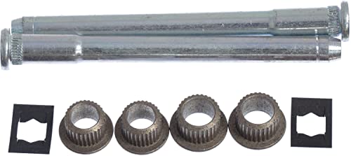 APDTY 814376 Door Hinge Pin and Bushing Kit - 2 Pins, 4 Bushings, 2 Clips Replaces 93356553