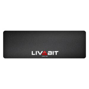 livabit – 12” x 36” inch gunsmith cleaning tool work bench - non-slip and oil resistant neoprene gun mat - 4 mm thickness - compatible with rifles and small to large pistols – black