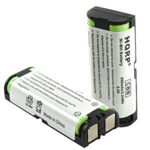 hqrp 2-pack phone battery compatible with nec 730643 / dtl-8r-1 / dtl-ar