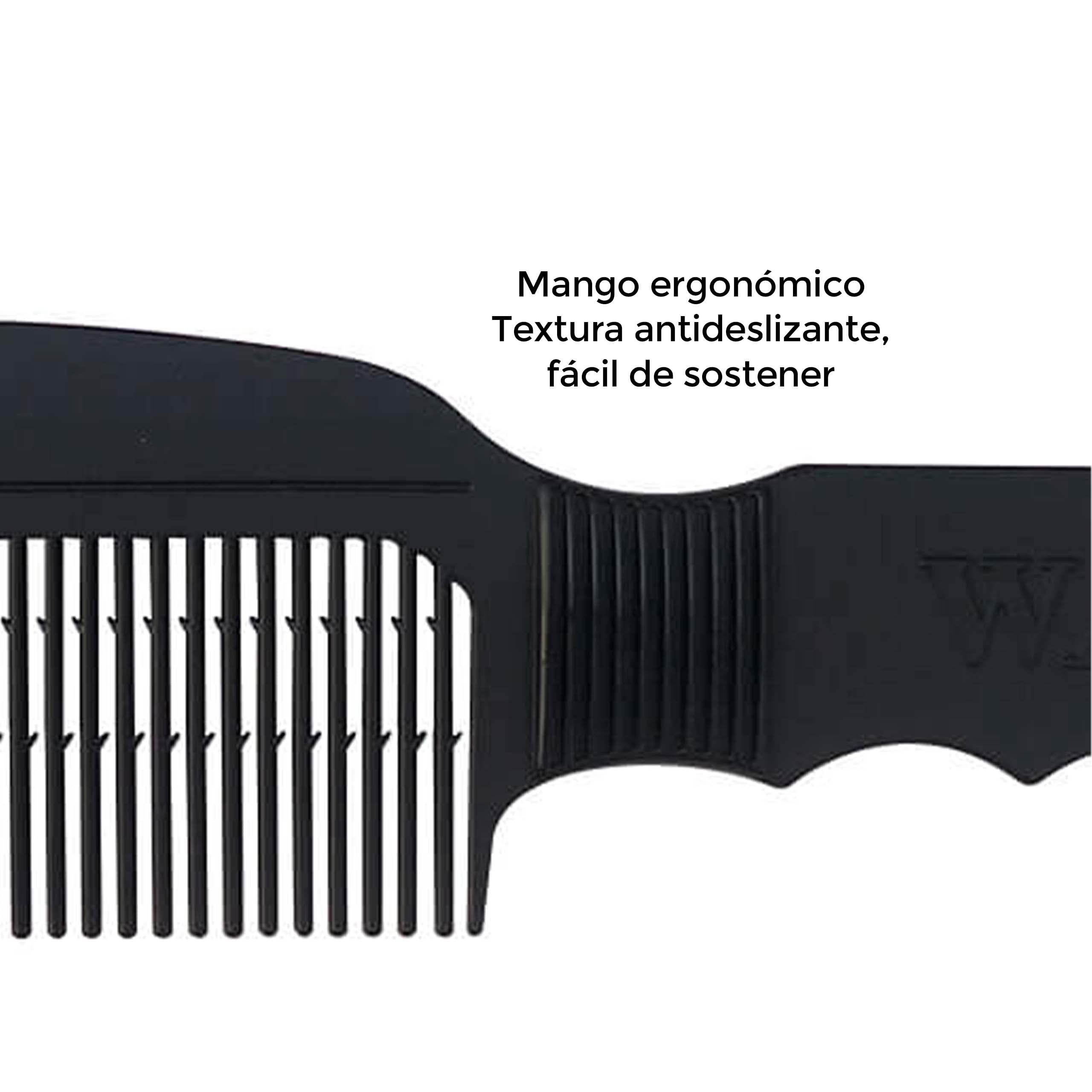 Wahl Professional New Flat Top Comb Black #3329 - Great for Professional Stylists and Barbers