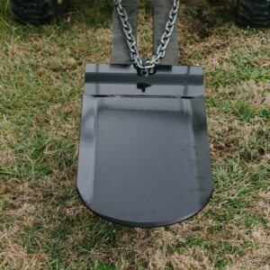 Titan Attachments XL Chain-On Quick Spade, 36" Length, Attachment for Skid Steer, Tractor or Pallet Fork â€“ Shovel Dirt and Excavate Trees Effortlessly, Integrated Chain Hook