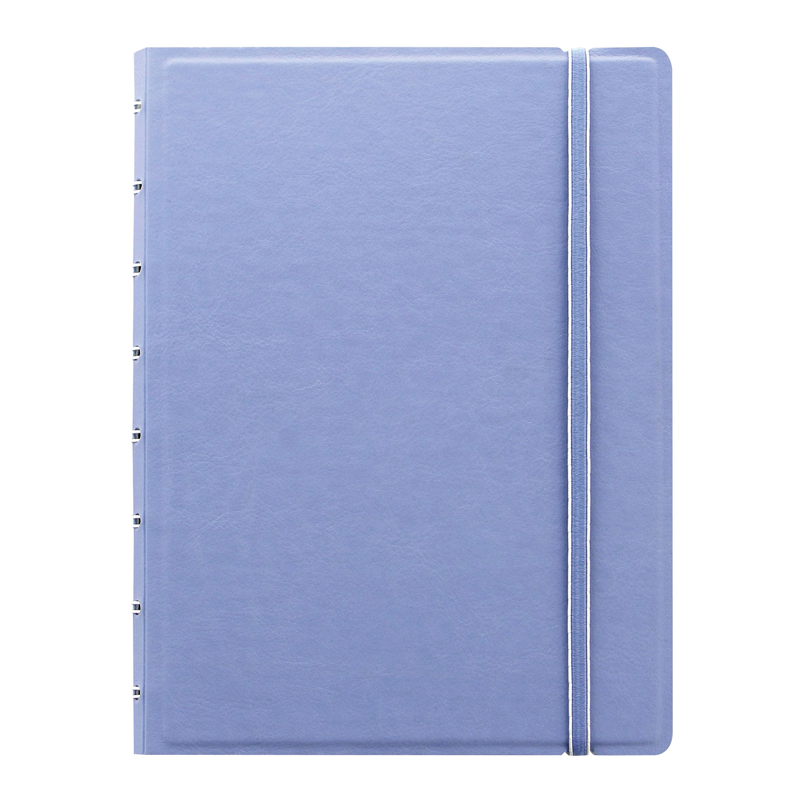 FILOFAX Refillable Pastel Notebook, A5 (8.25" x 5") Vista Blue - 112 Cream moveable pages - Index, pocket and page marker (B115051U)