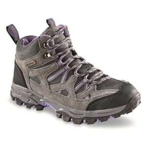 itasca women's hiker hiking boot, gray/purple, 7