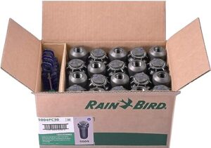 20 rain bird adjustable rotor heads 5004 pc sprinklers with nozzles (20) 5004pc30