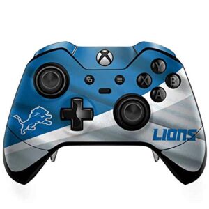 skinit decal gaming skin compatible with xbox one elite controller - officially licensed nfl detroit lions design