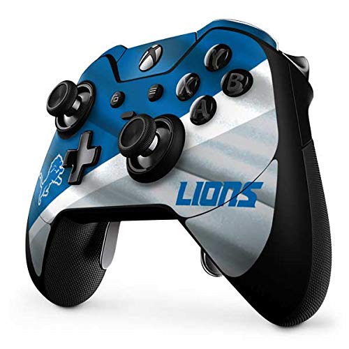 Skinit Decal Gaming Skin compatible with Xbox One Elite Controller - Officially Licensed NFL Detroit Lions Design