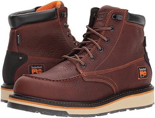 Timberland PRO Men's Gridworks Moc Soft Toe Waterproof Industrial Boot, Brown, 8.5 M US