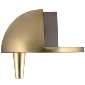 Design House 181875 Dome Door Stop, 5-Pack, Satin Brass