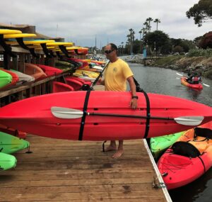 kayak, canoe and sup big board schlepper sup sling strap carrier