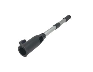 pactrade marine boat tiller handle extension ergonomic grip anodized aluminum tubing suitable for outboard and hand-operated universal trolling motor (extendable 17.5" - 24.6")