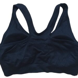 ohlyah Women's Zipper Front Closure Sports Bra Racerback Yoga Bras 3 Pack L