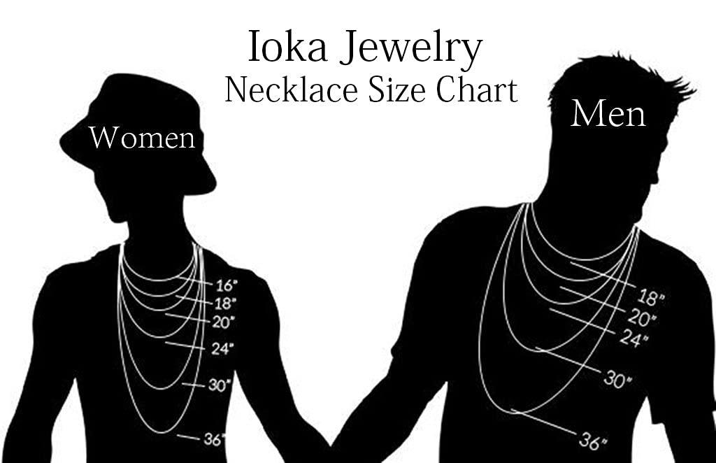 Ioka - 14K REAL Yellow Solid Gold 2.5mm Flat Mariner Chain Necklace with Lobster Clasp - 24"