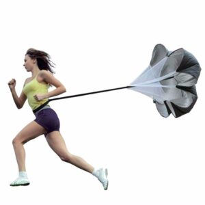 EastyGold Running Speed Chute Resistance Parachute 56 inch Powerchute Umbrella Training Sprint Power Soccer Trainer for Runner, Football, Soccer Drilling