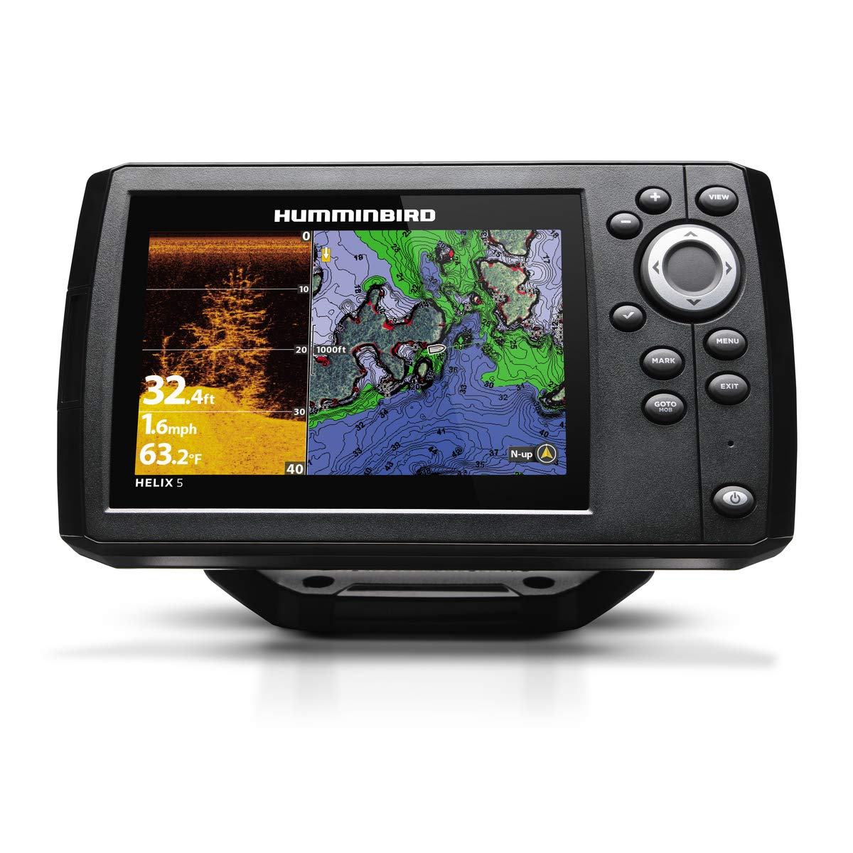 Humminbird 410220-1NAV HELIX 5 CHIRP DI (Down Imaging) GPS G2 NAV Fish Finder