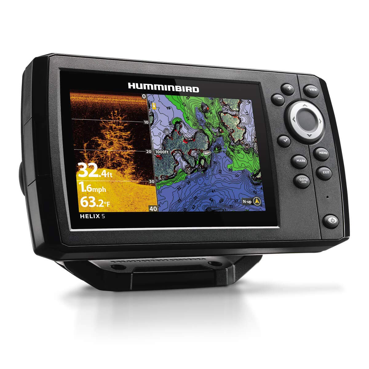 Humminbird 410220-1NAV HELIX 5 CHIRP DI (Down Imaging) GPS G2 NAV Fish Finder