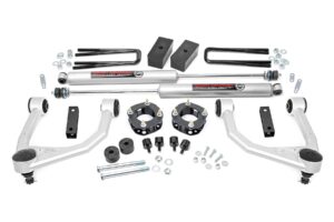 rough country 3.5" lift kit w/n3 shocks for 2007-2021 tundra 2wd/4wd - 76830