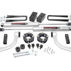 Rough Country 3.5" Lift Kit w/N3 Shocks for 2007-2021 Tundra 2WD/4WD - 76830