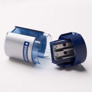 Staedtler Double-hole Tub Pencil Sharpener, No Packing (2 Pack)