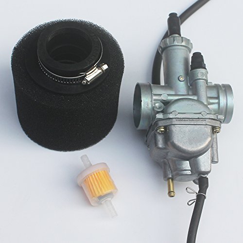 KIPA Carburetor Air Fitler Fuel Filter Kit For Bayou 220 KLF220A KLF220 KLF 220A ATV Quad 1988-1998 Bayou KLF 250 2003-2011 15003-1080 15003-1716