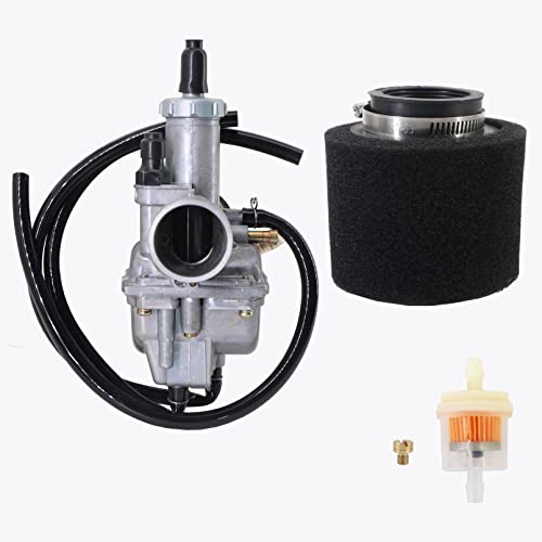 KIPA Carburetor Air Fitler Fuel Filter Kit For Bayou 220 KLF220A KLF220 KLF 220A ATV Quad 1988-1998 Bayou KLF 250 2003-2011 15003-1080 15003-1716