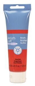 artist's loft acrylic paint, 4 oz (deep red)