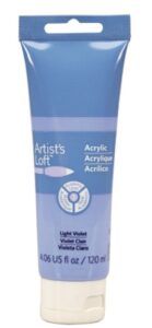 artist's loft acrylic paint, 4 oz (light violet)