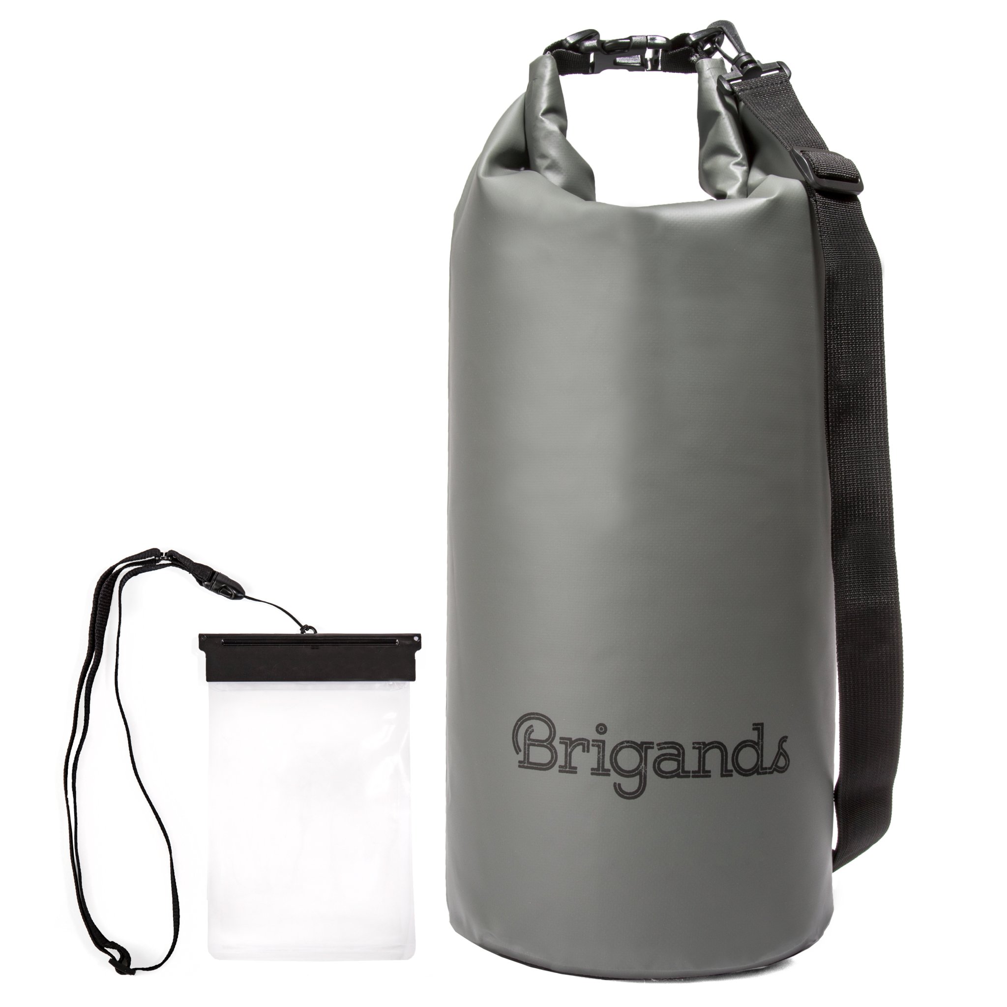 Brigands Waterproof Dry Bag with Phone Case, 20 Liter