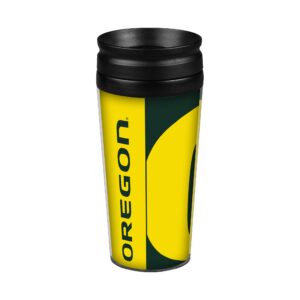 boelter brands ncaa oregon ducks hype full wrap travel tumbler, 14-ounce