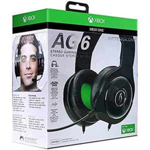 pdp xbox one afterglow ag 6 wired gaming headset, 048-103-na-bk