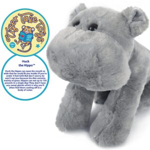 VIAHART Huck The Hippo - 12 Inch Stuffed Animal Plush - by TigerHart Toys