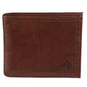 Columbia Men's Leather Extra Capacity Slimfold Wallet