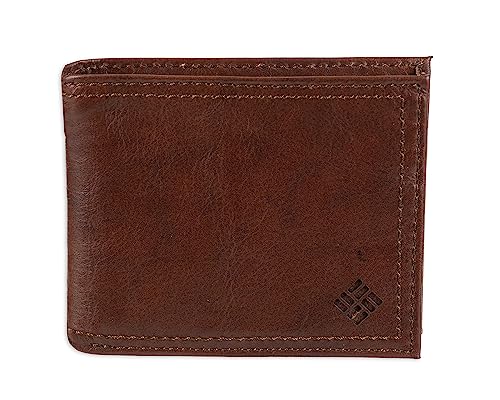 Columbia Men's Leather Extra Capacity Slimfold Wallet