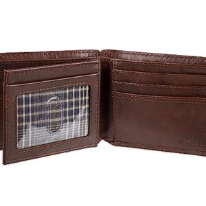 Columbia Men's Leather Extra Capacity Slimfold Wallet