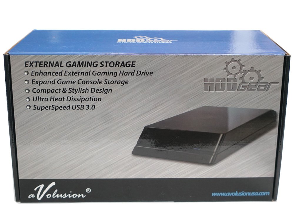 Avolusion HDDGear 4TB (4000GB) 7200RPM 64MB Cache USB 3.0 External PS4 Gaming Hard Drive (PS4 Pre-Formatted) - PS4, PS4 Slim, PS4 Slim Pro - 2 Year Warranty