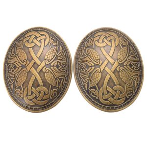 graceart medieval viking brooch (1 x pair)