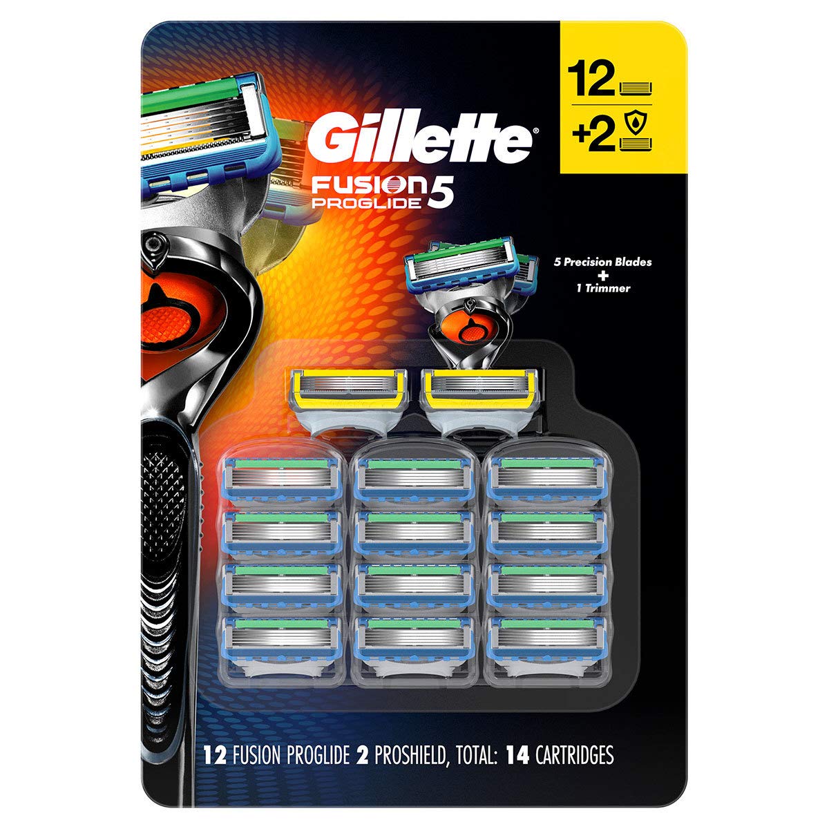 Gillette Fusion5 Proglide Cartridges, 14 Count