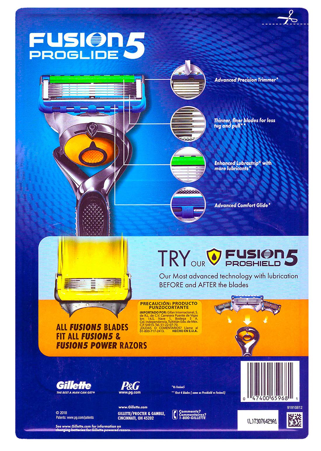 Gillette Fusion5 Proglide Cartridges, 14 Count