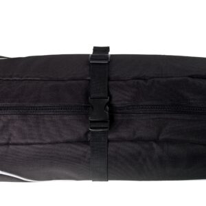 Athletico Diamond Trail Padded Ski Bag - Single Ski Travel Bag to Transport Skis (Black, 170cm)