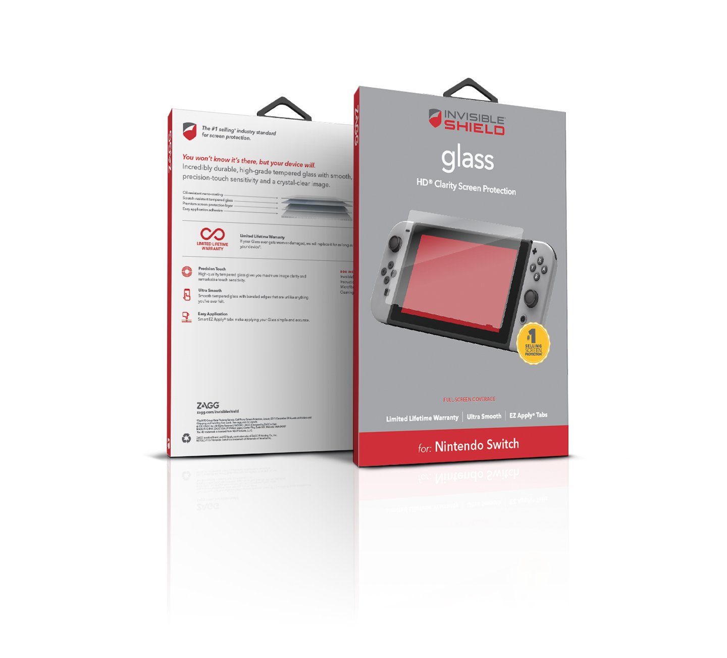 ZAGG InvisibleShield Tempered Glass Screen Protector for Nintendo Switch