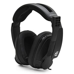 EPOS I Sennheiser GSP 302 Gaming Headset with Noise-Cancelling Mic, Flip-to-Mute, Comfortable Memory Foam Ear Pads, Headphones for PC, Mac, Xbox One, PS4, Nintendo Switch, and Smartphone compatible.