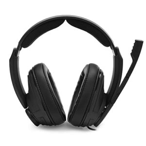 EPOS I Sennheiser GSP 302 Gaming Headset with Noise-Cancelling Mic, Flip-to-Mute, Comfortable Memory Foam Ear Pads, Headphones for PC, Mac, Xbox One, PS4, Nintendo Switch, and Smartphone compatible.