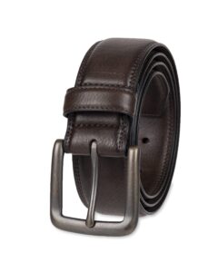 columbia men's 1.5" wide strech casual belt, brown, x-large