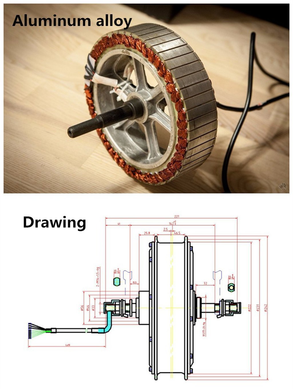 NBPOWER QS 3000W Brushless Hub Motor,72V 80A Sabvoton programmable Controller, TFT Color Display,with PAS and Alarm, 3000W Electric Bike Conversion Kit (26inch Rear)