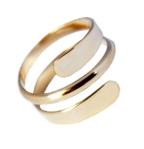 toe ring | pipeline 14k gold fill | adjustable ring for foot or midi | unisex ring for men or women