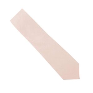 AUSCUFFLINKS Blush BEIGE Pink Ties Cotton Mens Neckties | Wedding Ties for Groomsmen | BEIGE Blush Tie for Groom (Blush Beige SKINNY TIE)