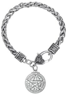 lemegeton talisman for love tetragrammaton seal of solomon wicca pentacle pendant wiccan bracelets